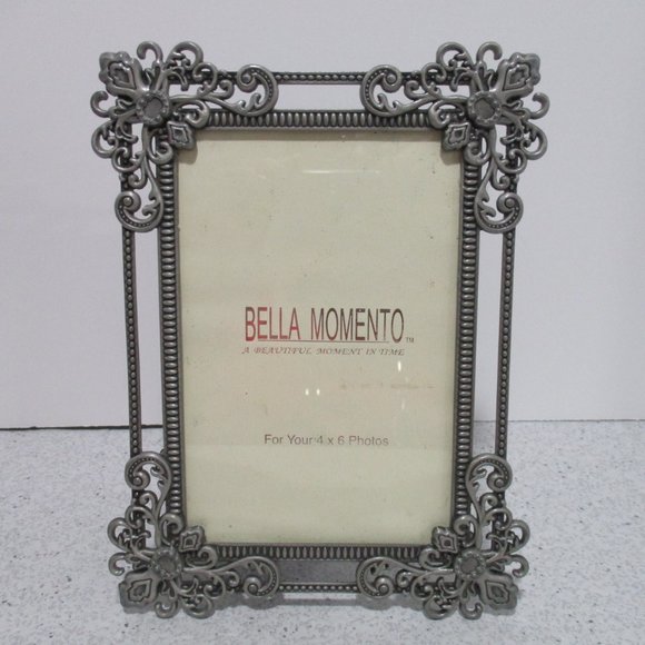 Accents | Bella Momento Ornate Gothic Pewter Spiral Corner Motif Table ...